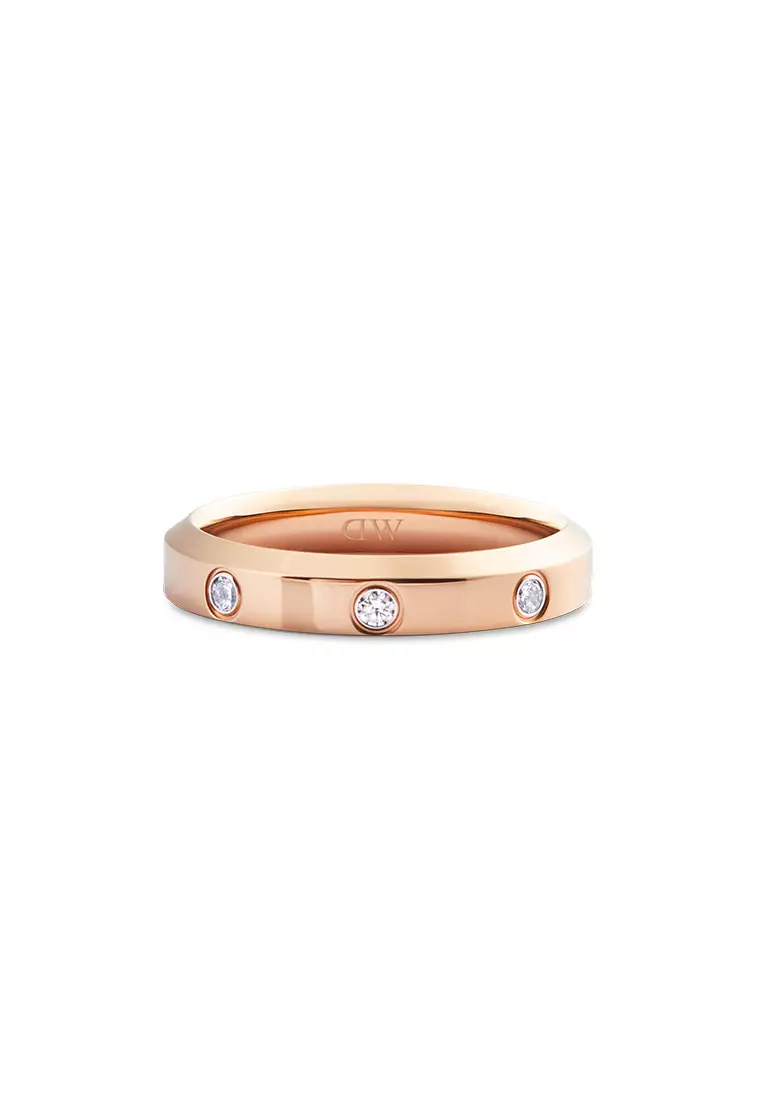 Buy Daniel Wellington Classic Lumine 4.0mm Ring Rose Gold Unisex Ring ...