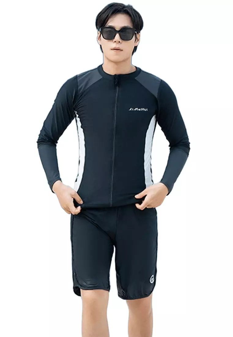 Buy LYCKA LLL3082 Korean Style Men Rash Guard 3-Pieces Set Multi Online ...