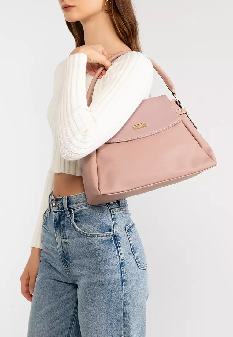 Buy Unisa Saffiano Convertible Satchel Bag 2025 Online | ZALORA Philippines