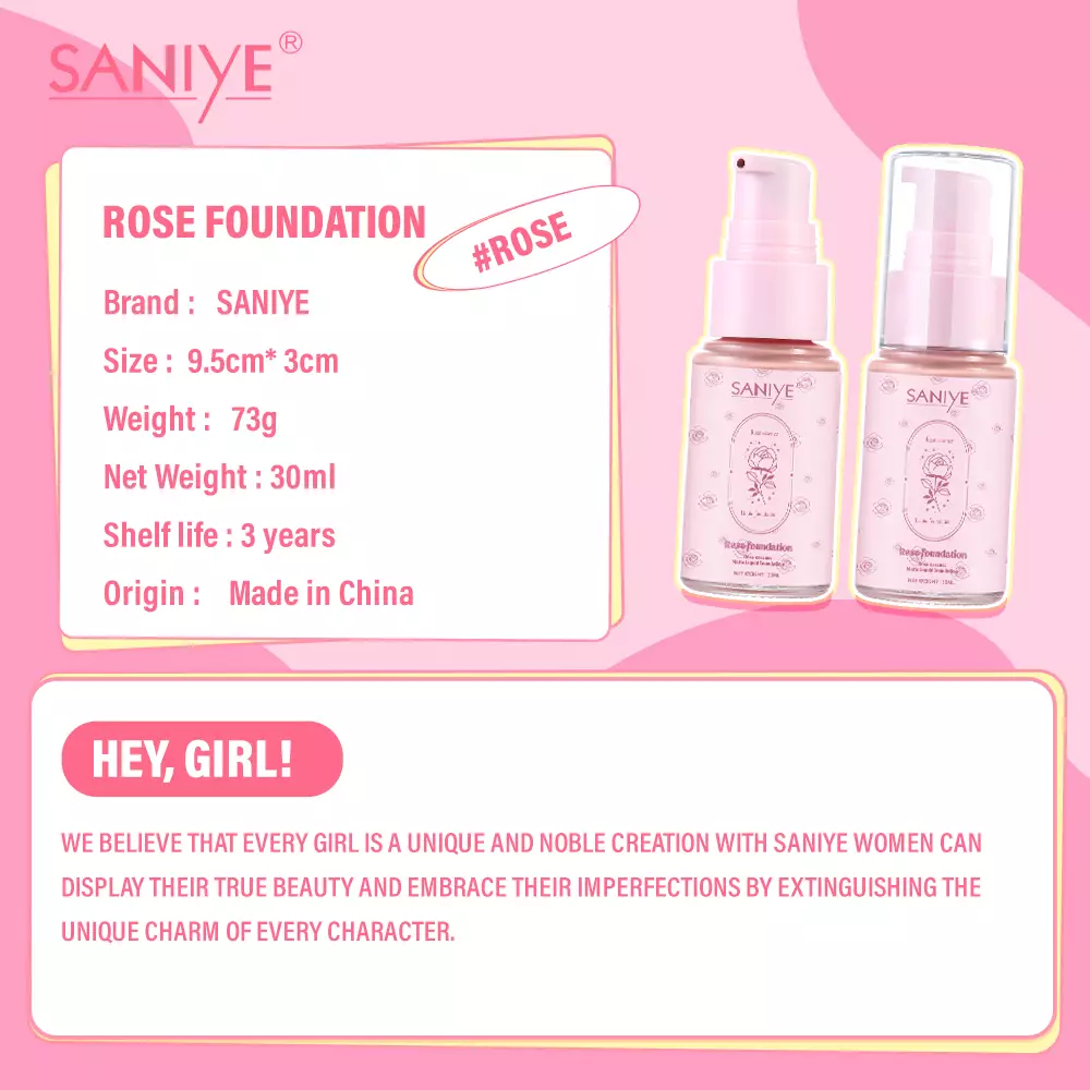 Jual SANIYE SANIYE [ BPOM ] All Day Matte Foundation Tahan Lama 4 Warna ...