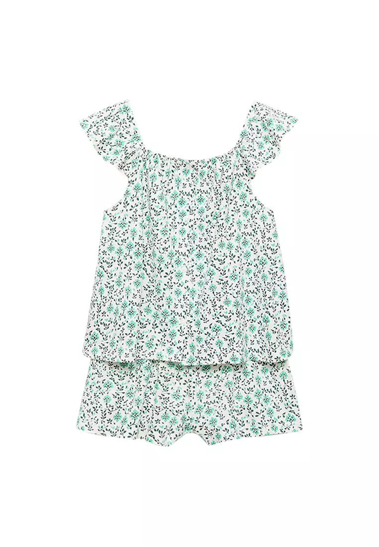 Buy MANGO KIDS Printed Short Pyjamas (Pack) Online | ZALORA Malaysia