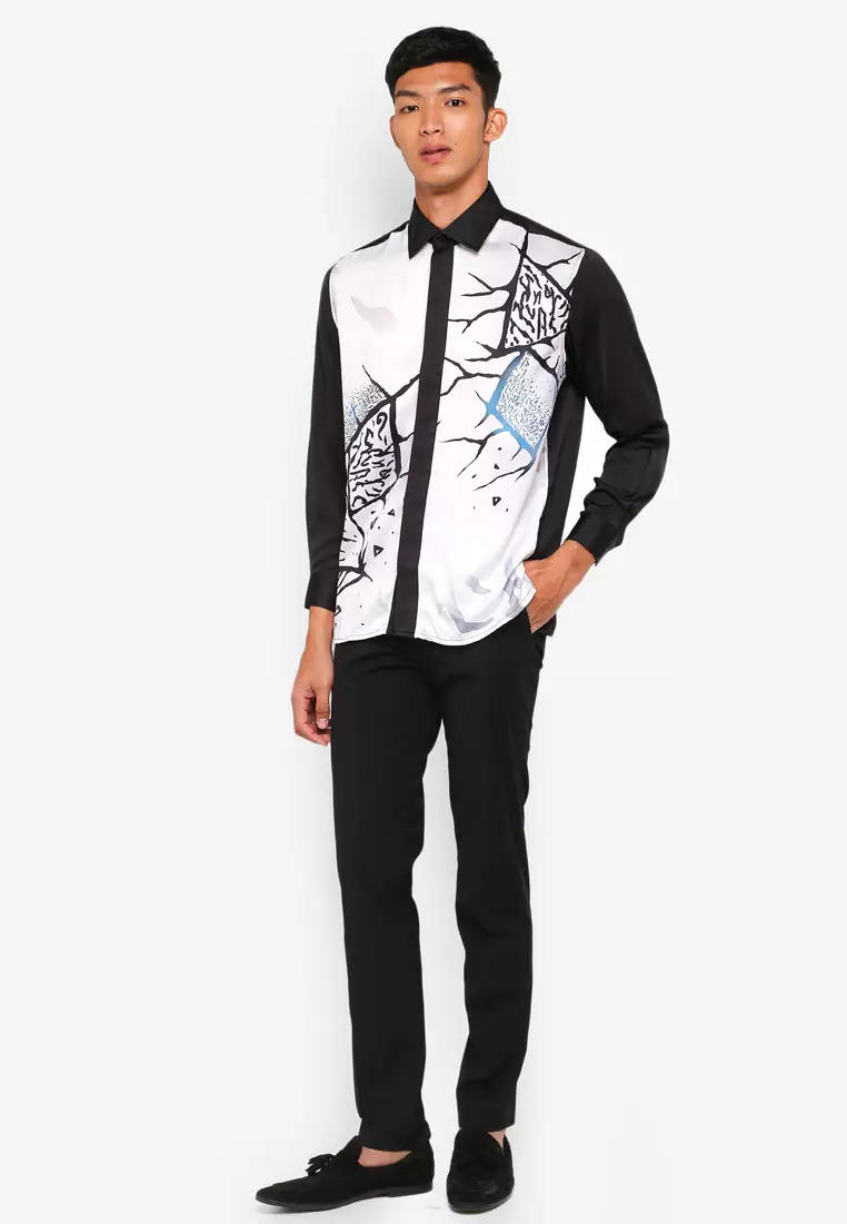 Buy Gene Martino Batik Art Top Online | ZALORA Malaysia