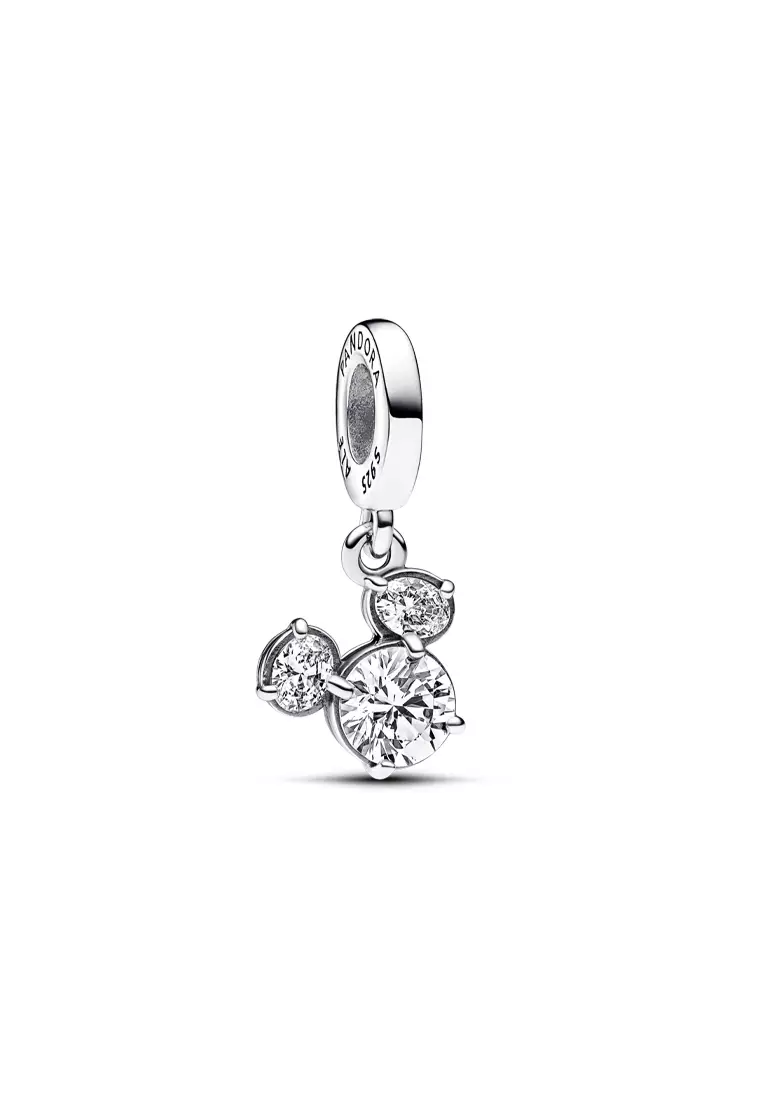 Buy PANDORA Pandora x Disney Mickey Mouse Sparkling Head Silhouette ...