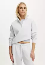 Buy Cotton On Body Plush Half Zip Sweatshirt 2026 Online | ZALORA