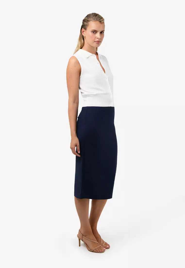 Buy FORCAST Safira Midi Pencil Skirt 2026 Online | ZALORA