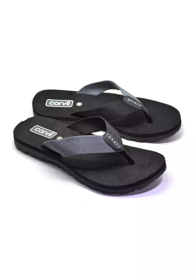 Jual Carvil Carvil Sandal Pria Revelio-M Black/Grey Original 2025 ...