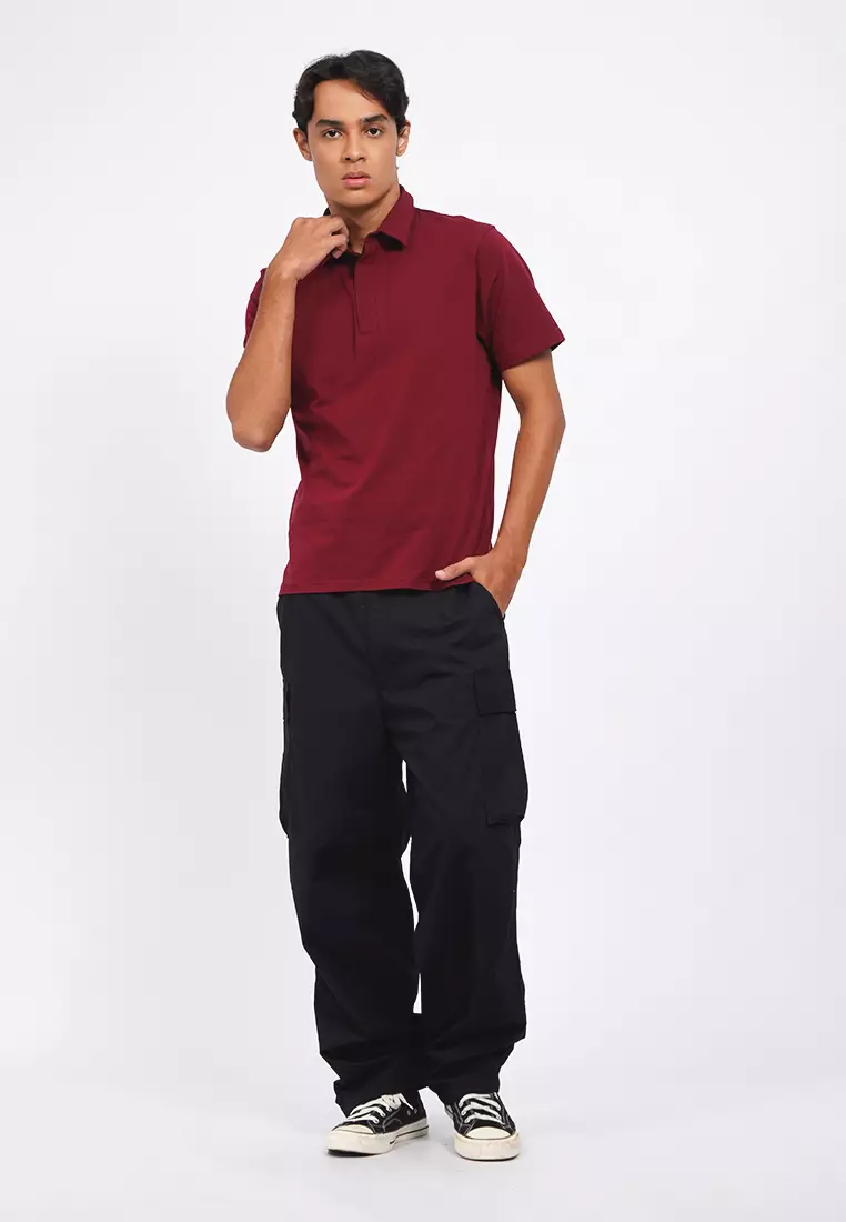 Jual Executive Hidden Placket Polo Shirt Original 2026 | ZALORA Indonesia