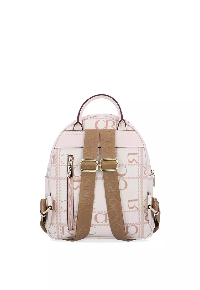 Buy Carlo Rino Carlo GEO Backpack - Beige 2025 Online | ZALORA