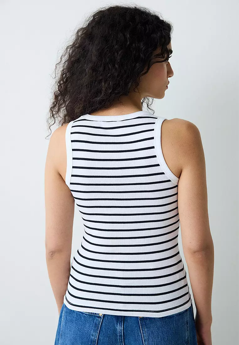 Jual Penti Basic Stripe Optic Top Original 2025 | ZALORA Indonesia