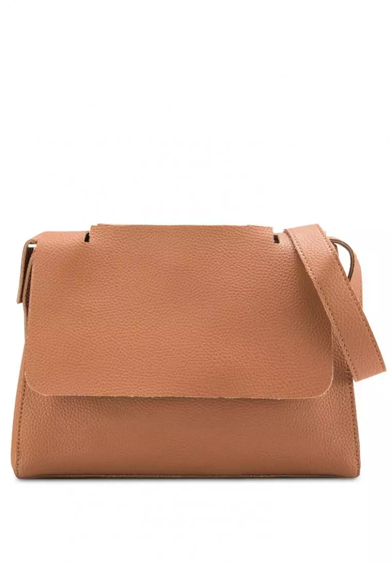 Buy Sunnydaysweety Simple Front Flap Shoulder Bag A10110-0BW 2026 ...