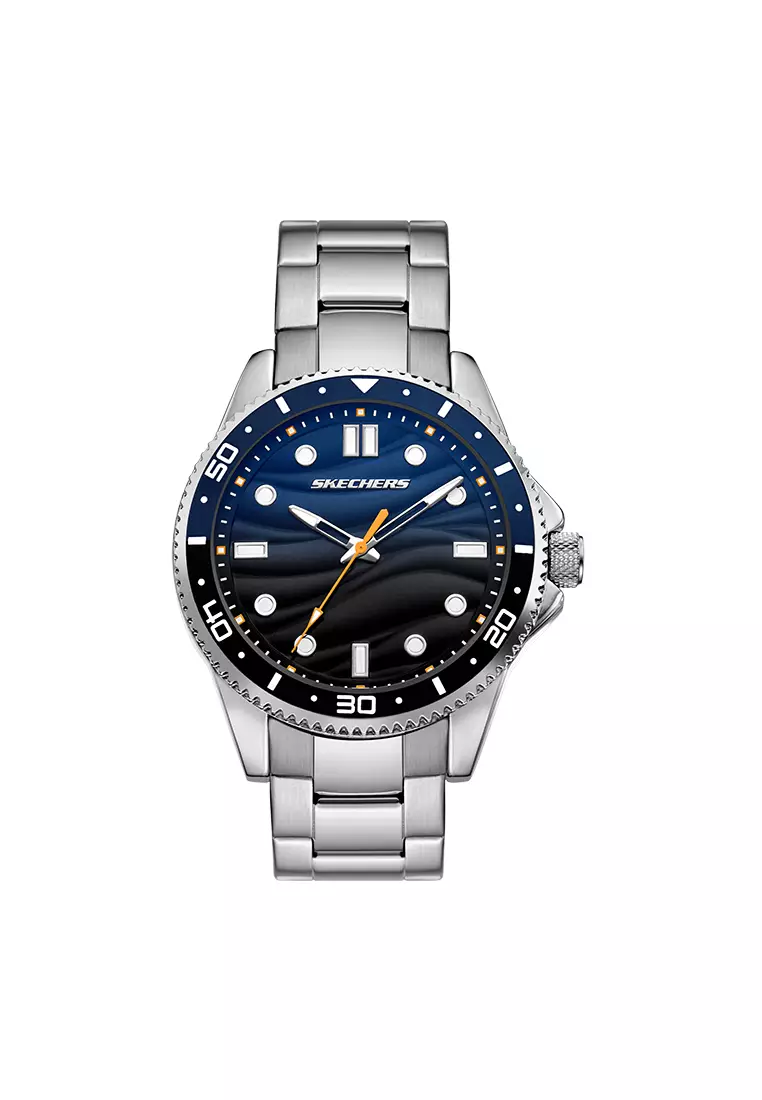 Buy Skechers Haymar Silver Alloy Bracelet Analog Watch SKC-SR5271 2026 ...