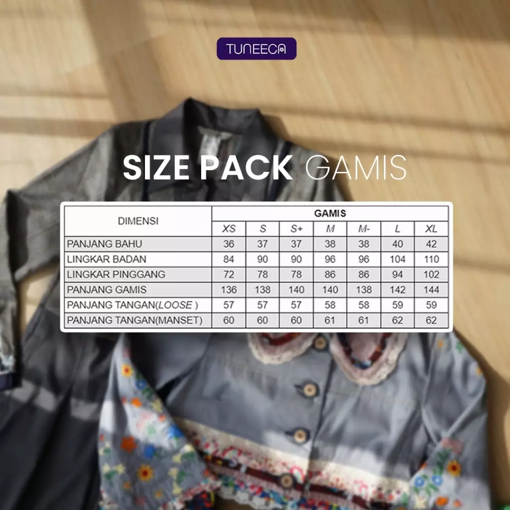 Jual Tuneeca TUNEECA Gamis Nanna Eriksson - T-0425007 | Gamis Biru Navy ...