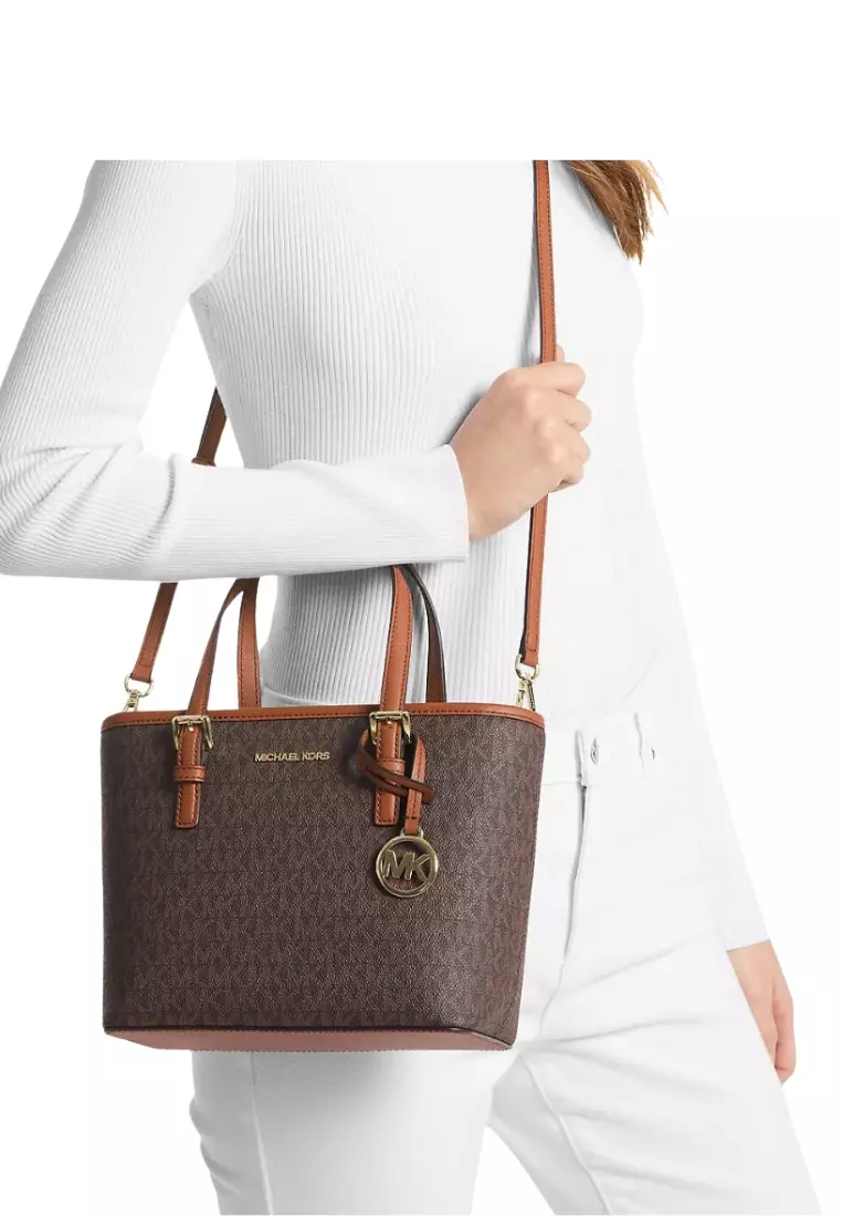 Jual Michael Kors Michael Kors Jet Set Travel XS Logo Top Zip Tote Original 2025 | ZALORA ...