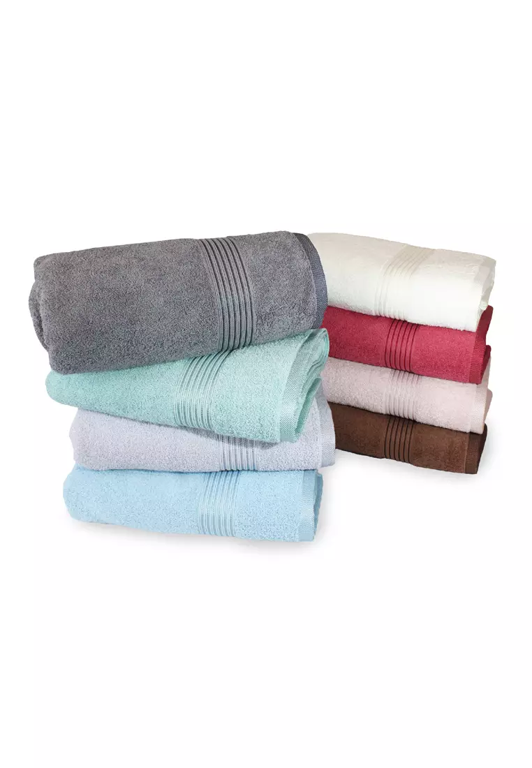 Buy Jean Perry Manhattan Bath Towel Online | ZALORA Malaysia