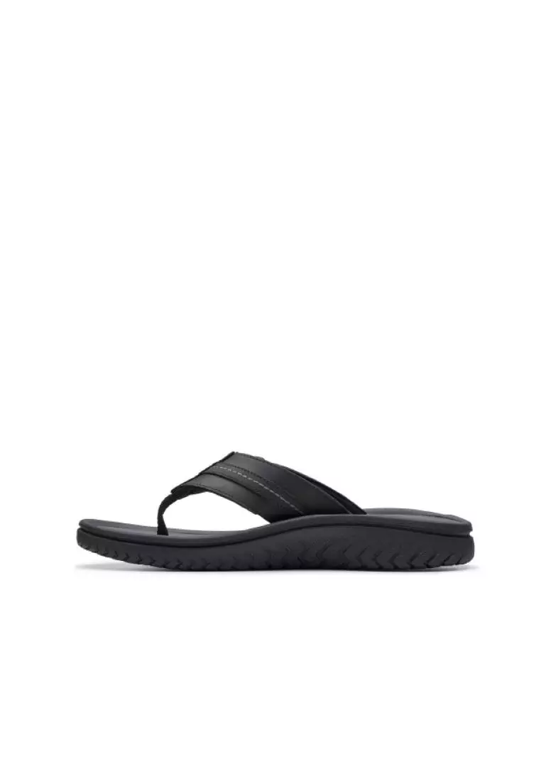 Buy CLARKS Wesley Sun Black Leather Mens Casual Shoes 2026 Online | ZALORA