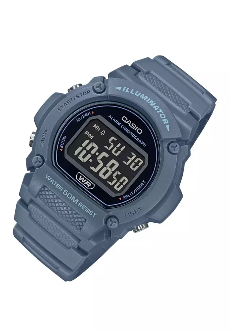 Buy CASIO Digital Watch W-219HC-2B 2025 Online | ZALORA Philippines