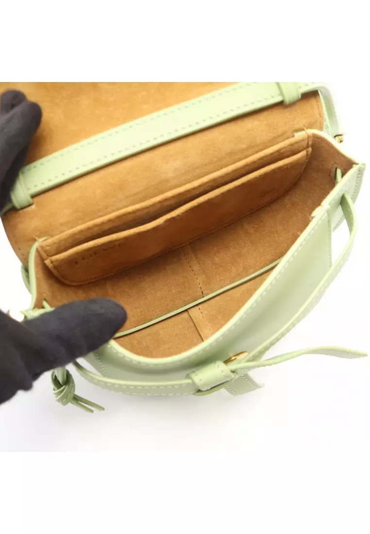 Buy LOEWE Pre-Loved LOEWE Gate dual bag mini Shoulder bag leather Light ...