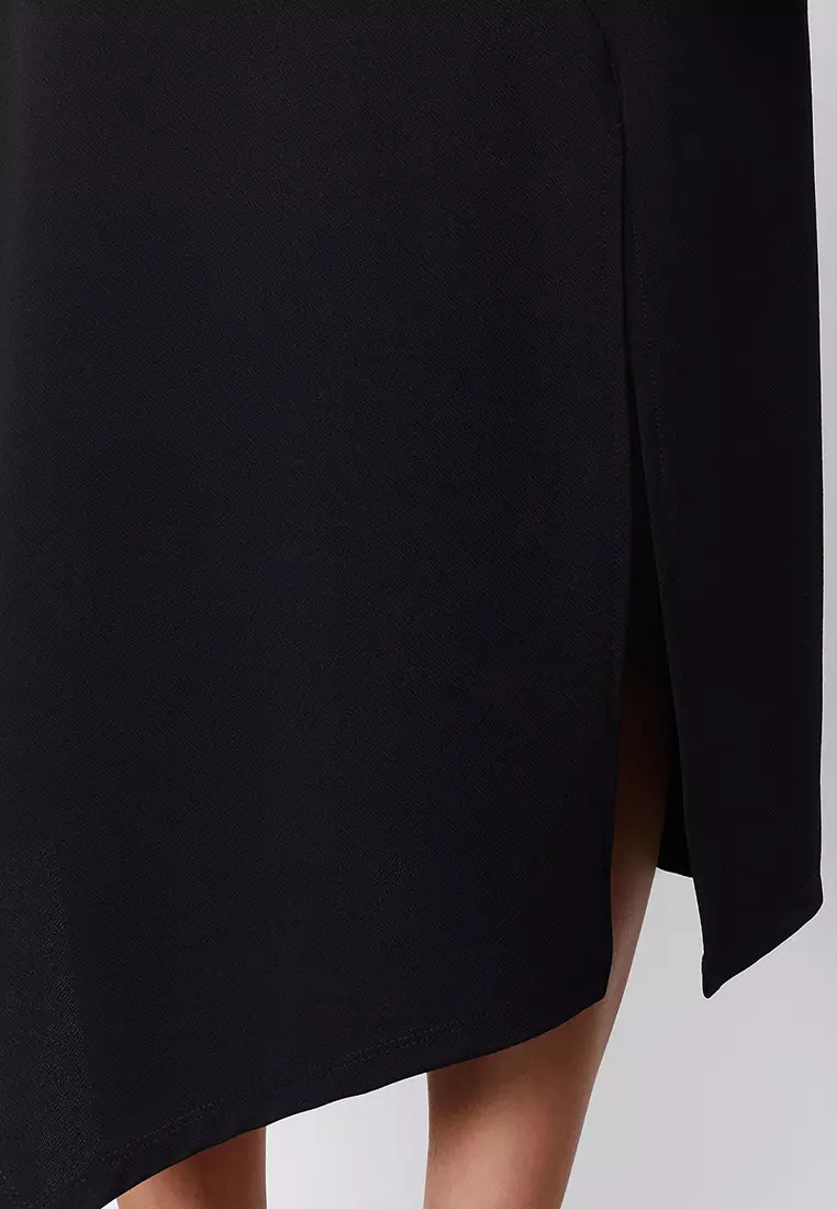 Buy Trendyol Asymmetric Cutout with Slit Detailed Maxi Skirt 2025 ...