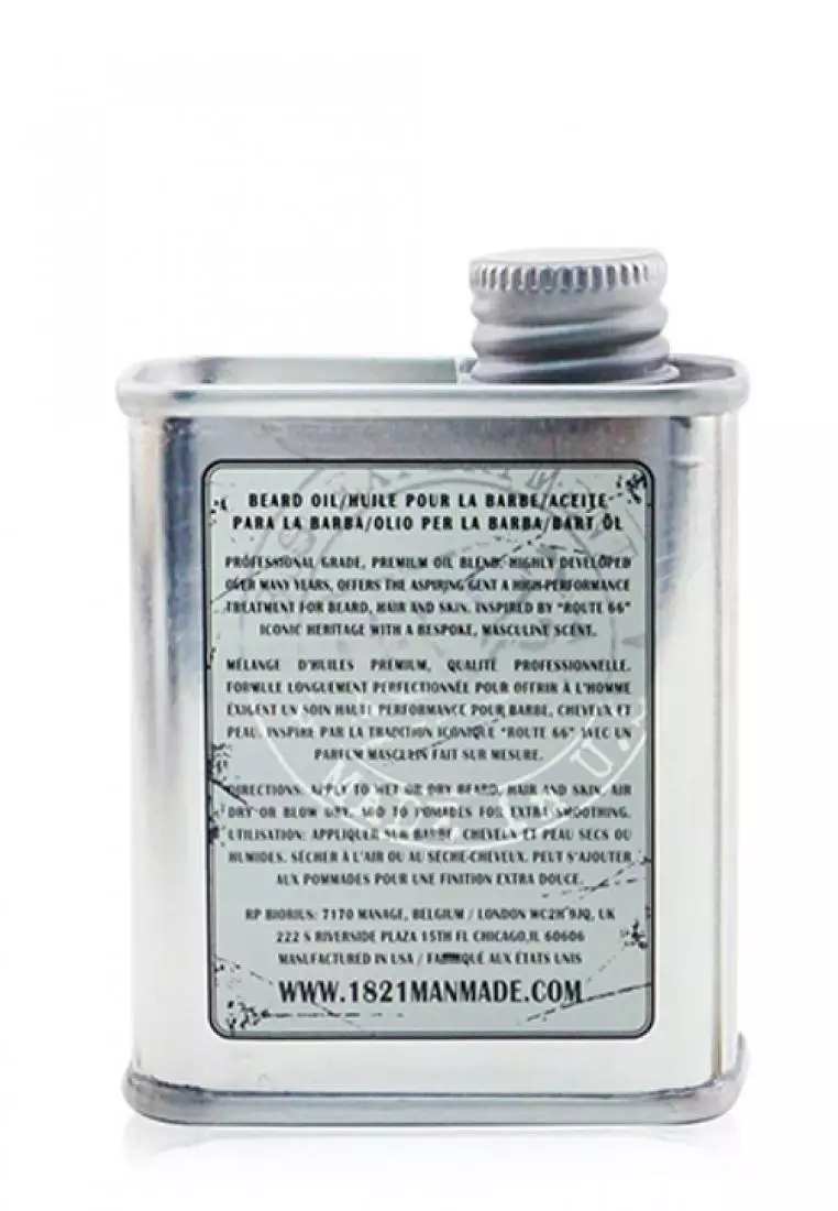 Buy 18.21 Man Made Beard, Hair And Skin Oil - # Absolute Mahogany 60Ml ...