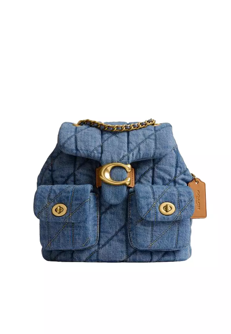 Jual Coach Women's Backpack in Indigo CZ747 Original 2026 | ZALORA ...