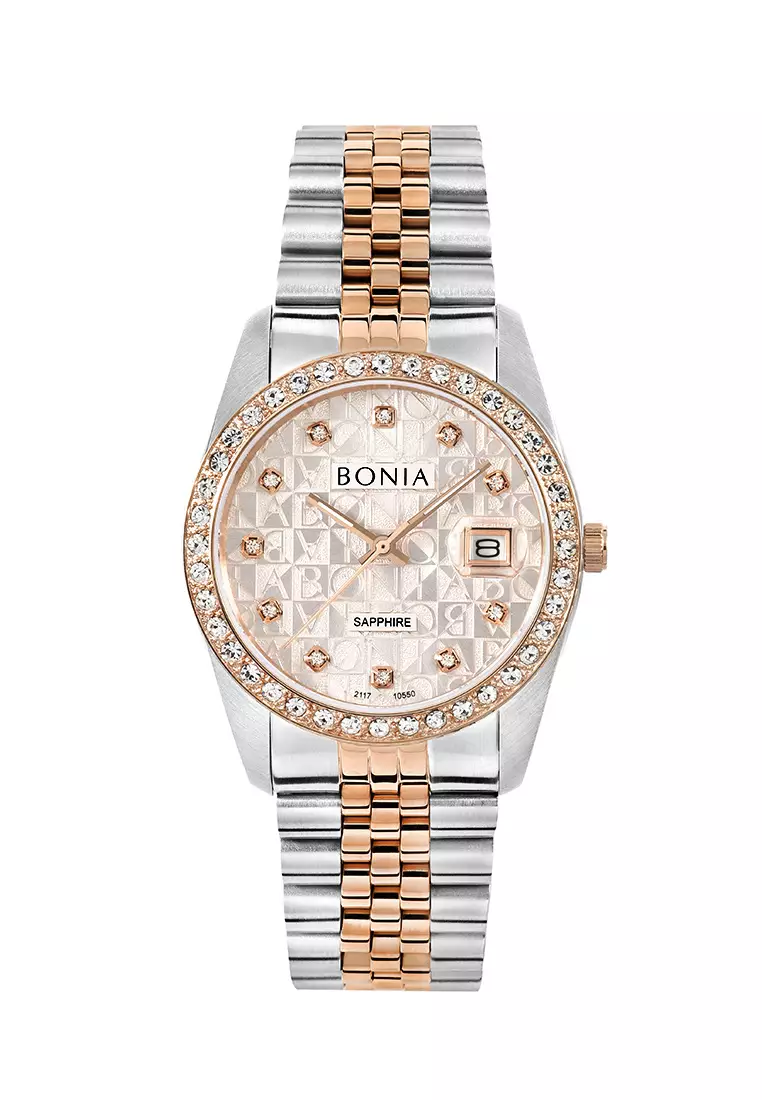 Buy Bonia Watches Monogram Men Watch Classic 36Mm BNB10550-1616S 2025 ...