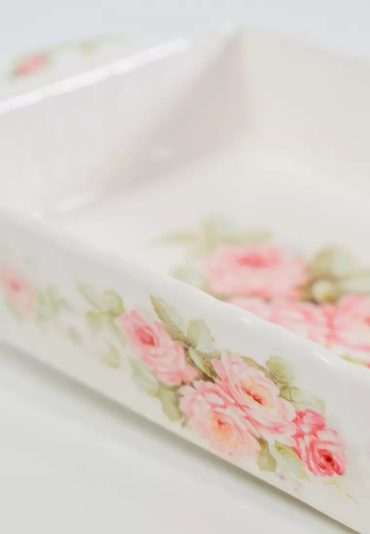 Buy QUEENS Queens 25cm Premium Porcelain Rectangle Baking Dish Set ...