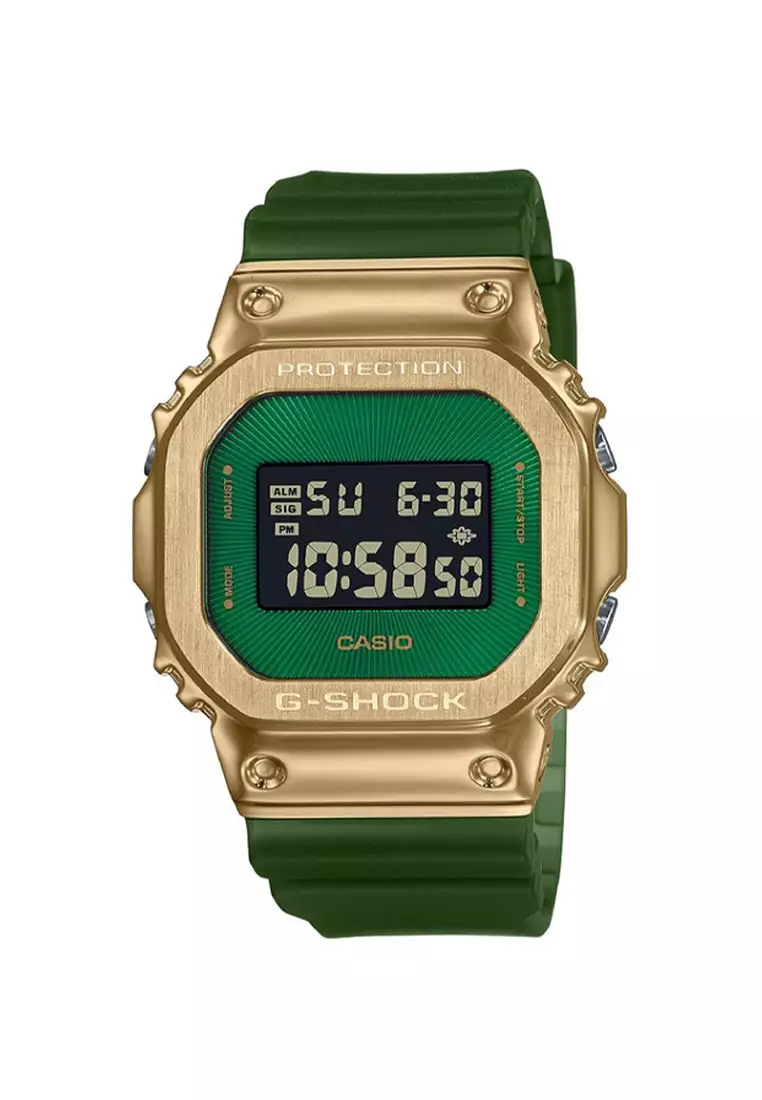 Jual G-Shock Casio G-SHOCK Jam Tangan Pria - Green Gold - Resin - GM ...