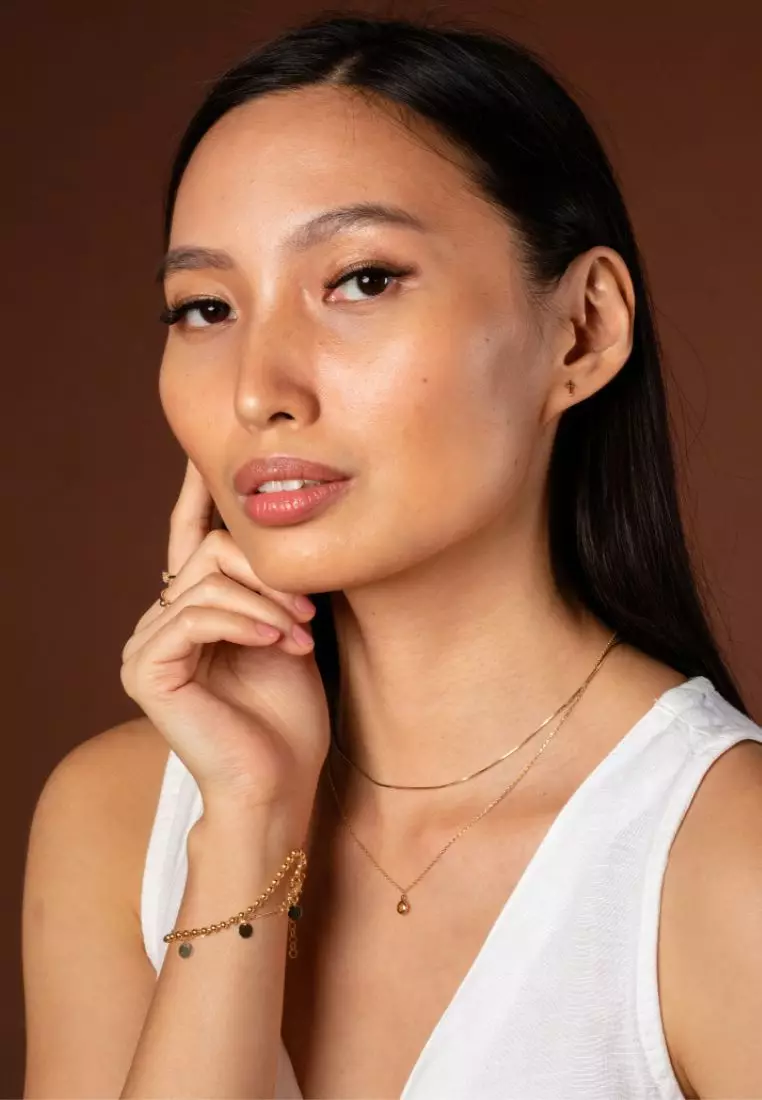 Buy Foundry Foundry 14k Cross Studs Gold 2024 Online | ZALORA Philippines