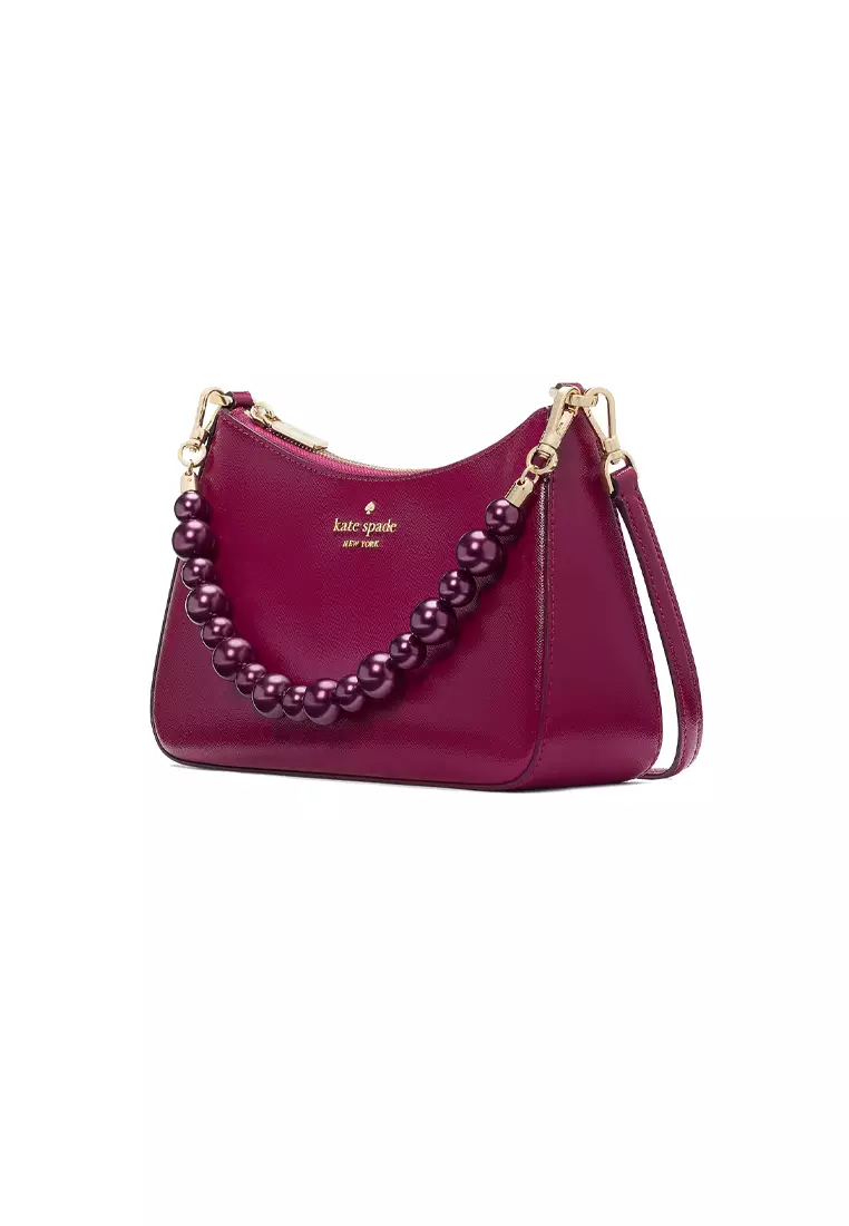 Buy Kate Spade Madison Faux Pearl Medium Convertible Crossbody Bag Dark ...