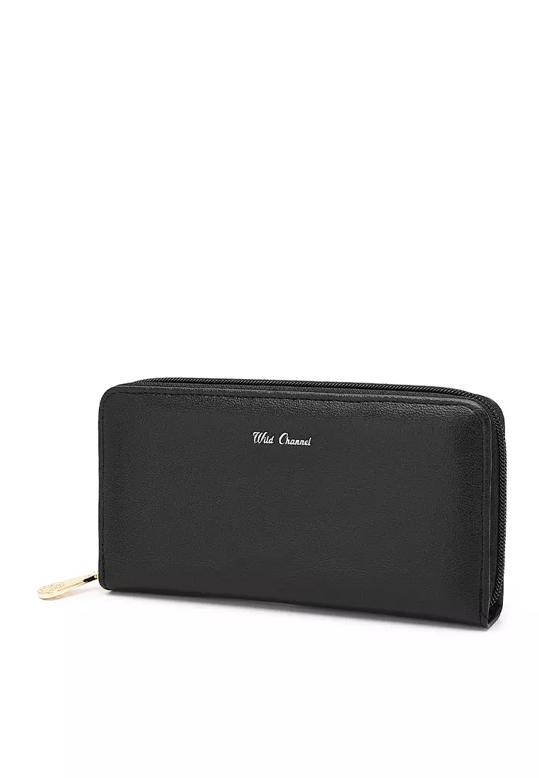 Buy Wild Channel Long Purse -Black Online | ZALORA Malaysia