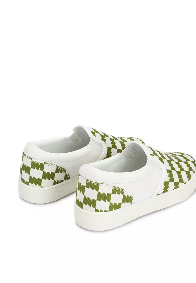 Buy Milliot Checker"M" Rounded Toe Shoes Online | ZALORA Malaysia