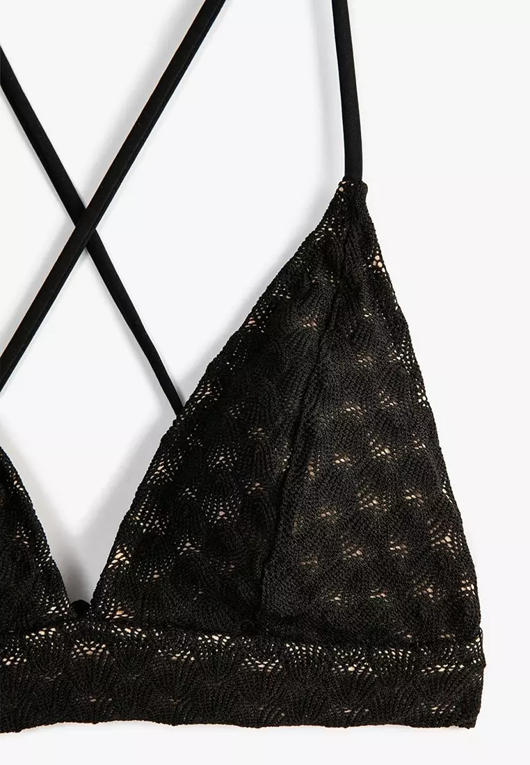 Jual KOTON Crossover Strap Triangle Bikini Top Original 2024 | ZALORA ...