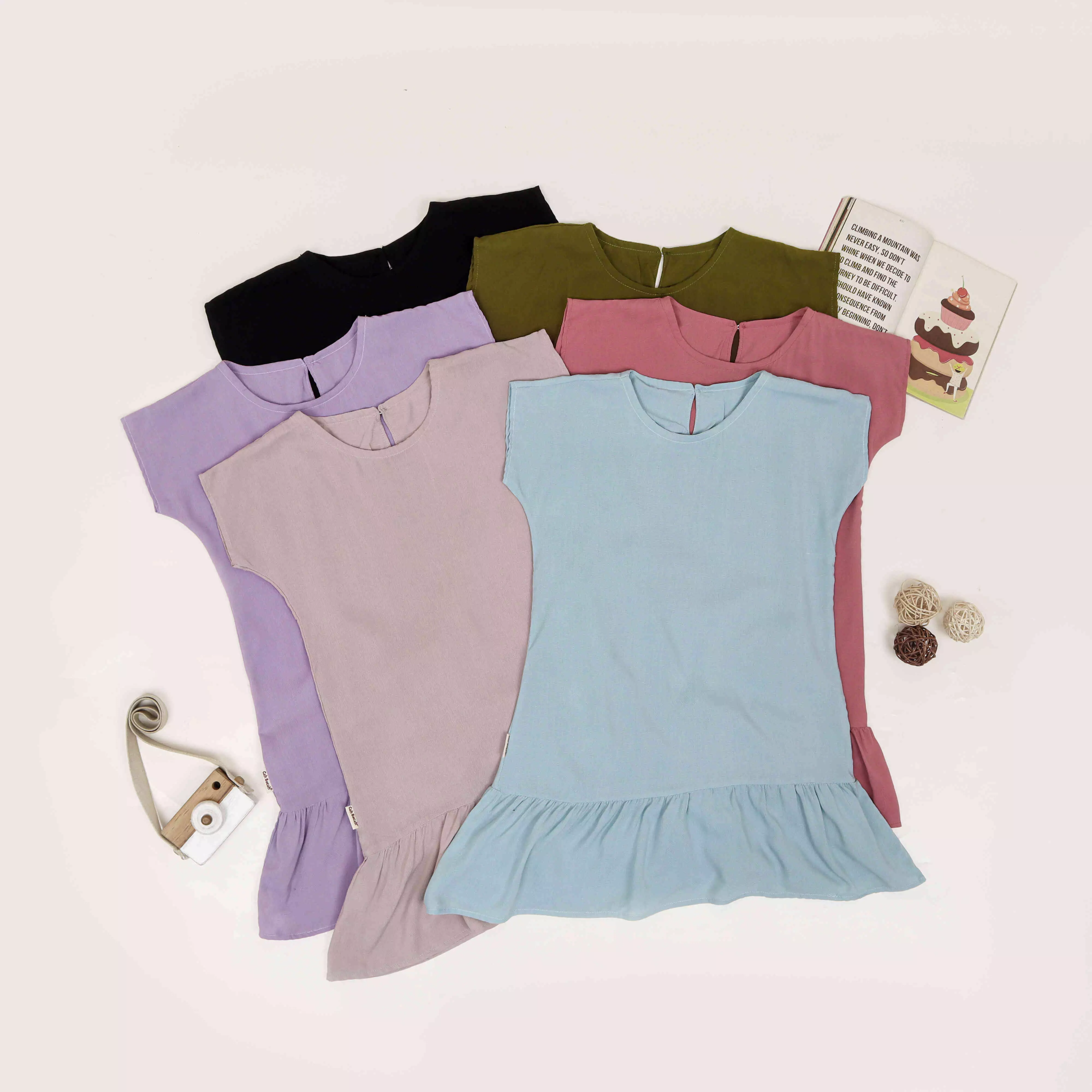 Jual YR CAH BOCAH ALPHABET Cah Bocah Daster Rayon Coklat Susu Original ...