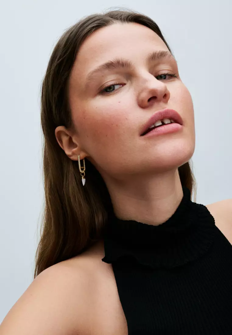 Buy PANDORA Pandora ME 14k Gold Plated Shark Tooth Mini Dangle Charm ...