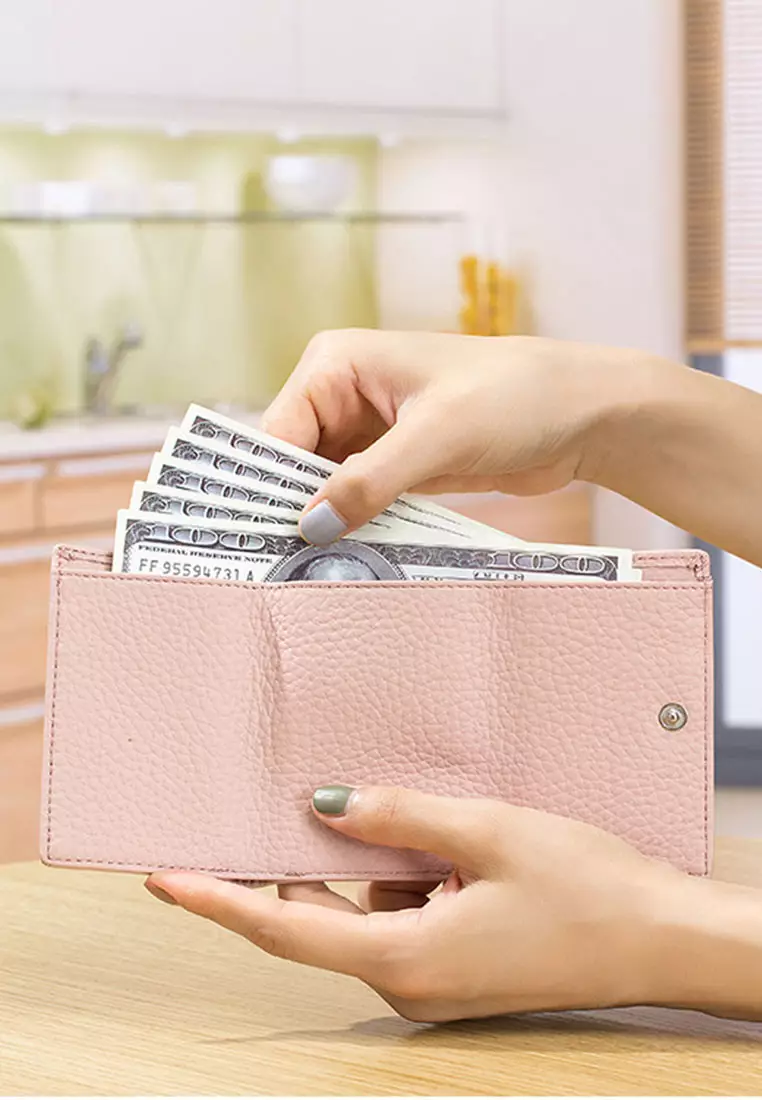 Buy HAPPY FRIDAYS Full Grain Leather RFID Security Purse JW AN-2753 ...