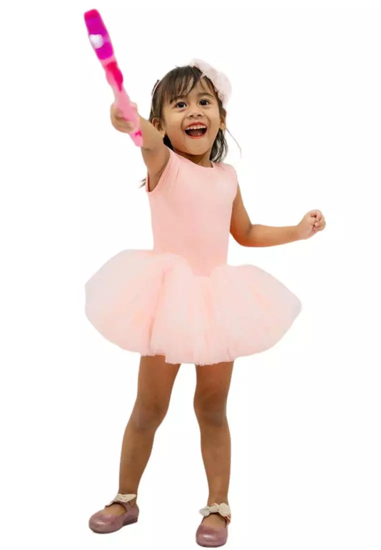 Buy Little Ela Samantha Basic Peach Kids 2025 Online | ZALORA Philippines