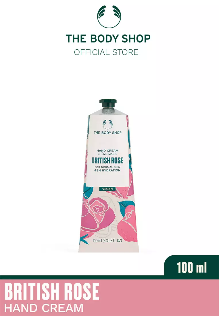 Buy THE BODY SHOP British Rose Hand Cream 100ml 2025 Online | ZALORA ...