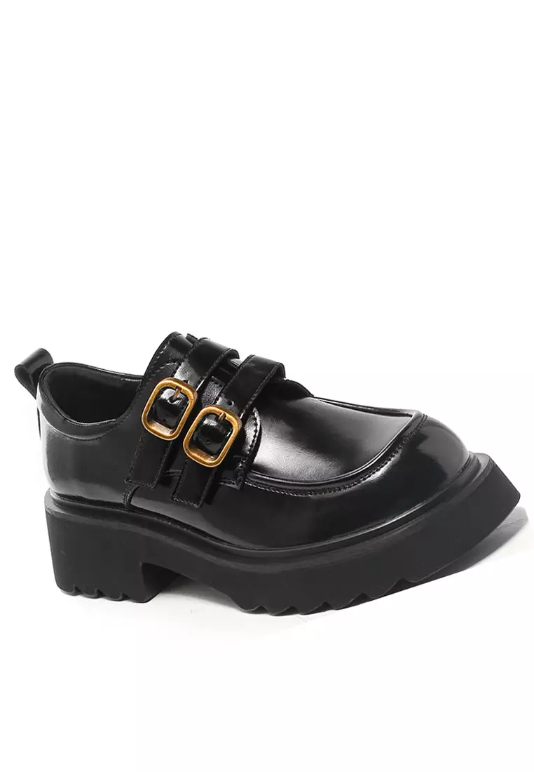 Buy Twenty Eight Shoes Leather Double Buckle Loafers MZ7306 2025 Online ...