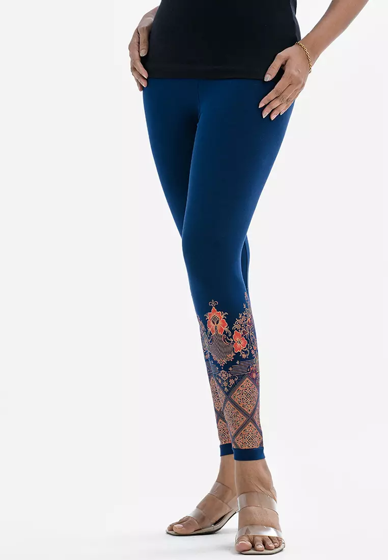 Buy Le Reve Le Reve Women's Leggings in Stretchable Cotton Knit Fabric ...