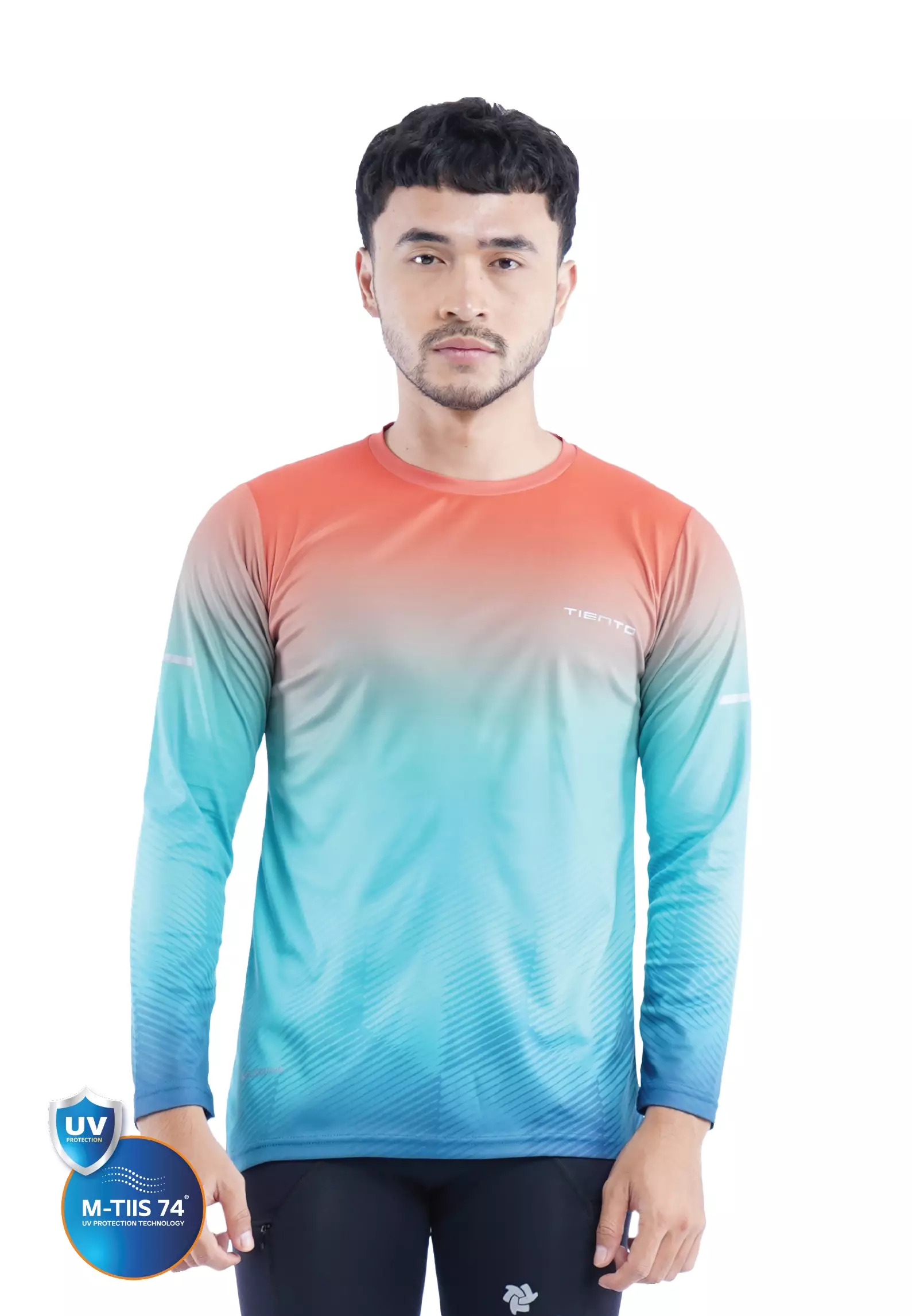 Jual Tiento Tiento Jersey Running Anti UV Baju Olahraga Lari Pria ...