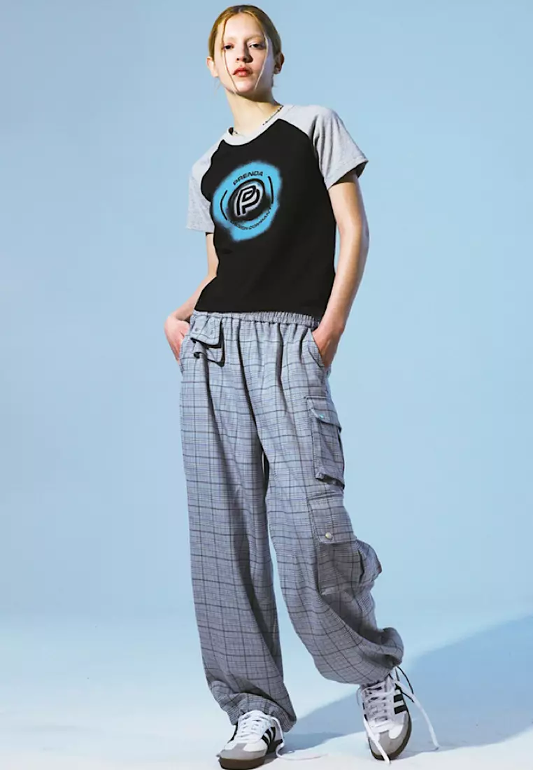 Buy PRENDA Spray Logo Combination Raglan Tee 2025 Online | ZALORA ...