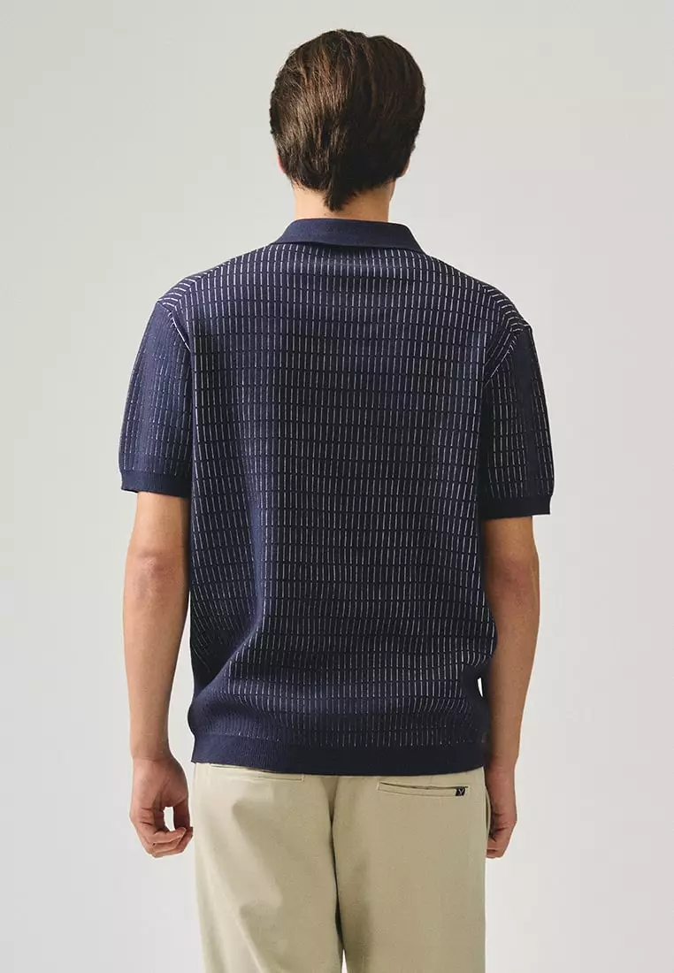 Buy REGATTA Regular Fit Polo Shirt With Contrast Jacquard Detail In ...