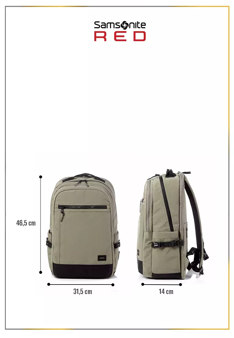 Jual Samsonite Samsonite Red Label Marston 2 Backpack - Khaki Original ...