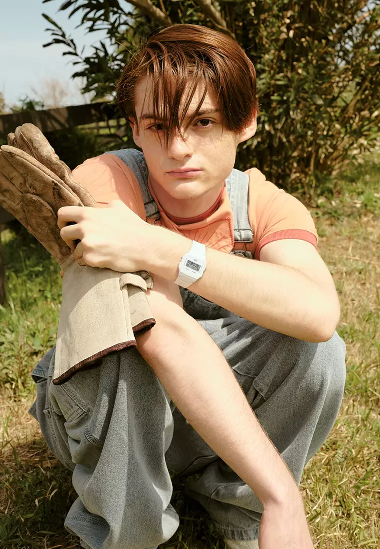 網上選購 Casio Pop Series Men Digital Watch F-91WB-7A White Resin Strap 2025 系列 | ZALORA香港