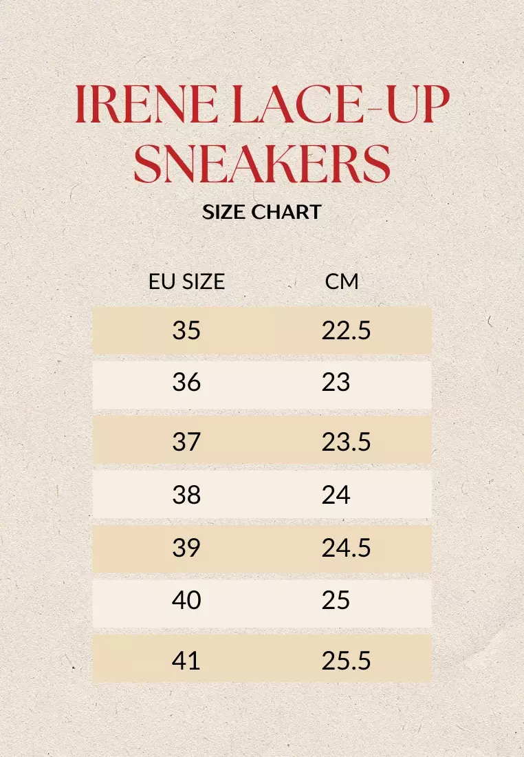 Buy CLN Irene Lace-Up Sneakers 2025 Online | ZALORA Philippines