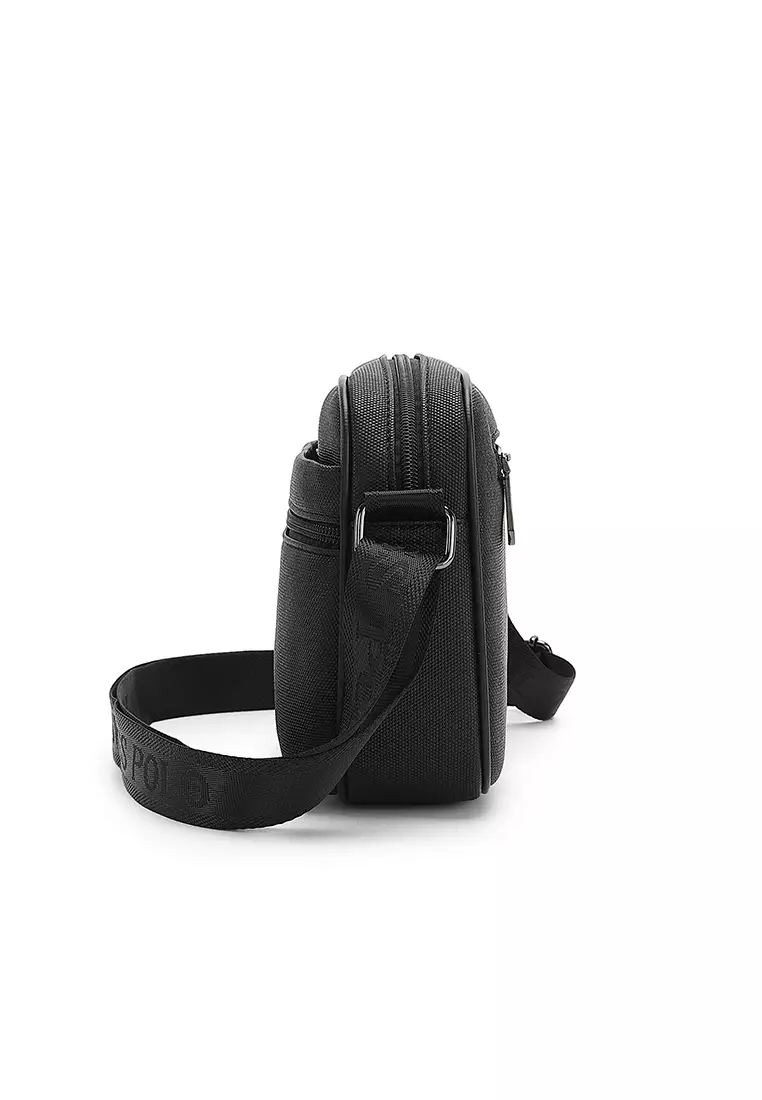 Jual Swiss Polo Men's Sling Bag / Crossbody Bag - Black Original 2026 ...
