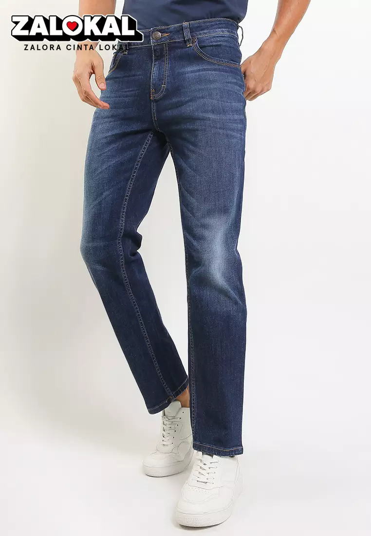 Jual Cardinal Cj Denim Regular Fit Original 2025 | ZALORA Indonesia