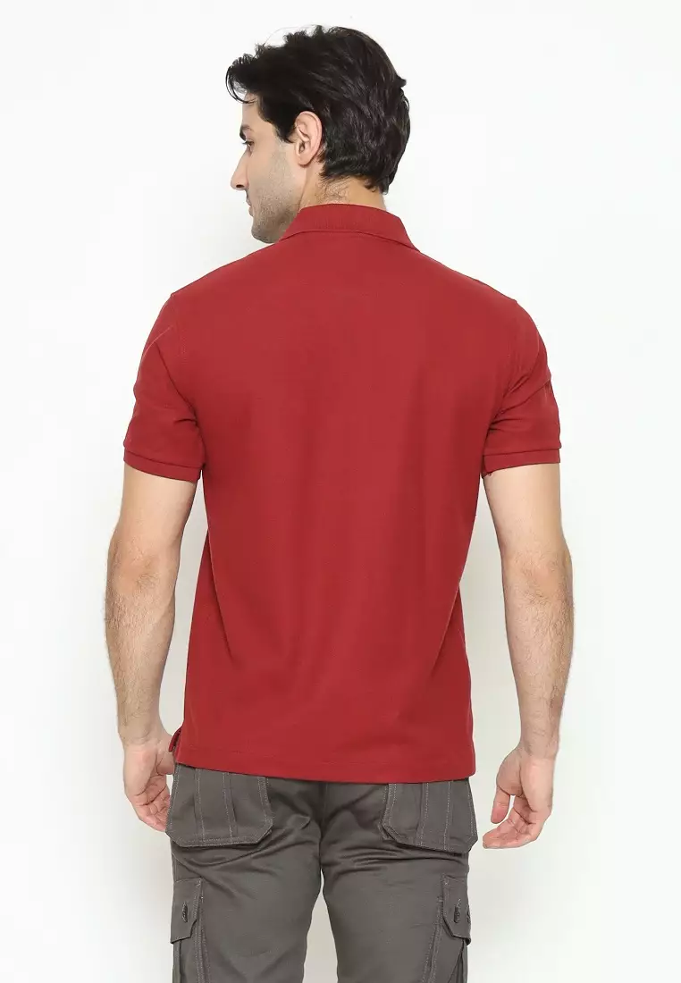 Jual HEMMEH HEMMEH Polo Wangki Maroon Polos Original 2025 | ZALORA Indonesia