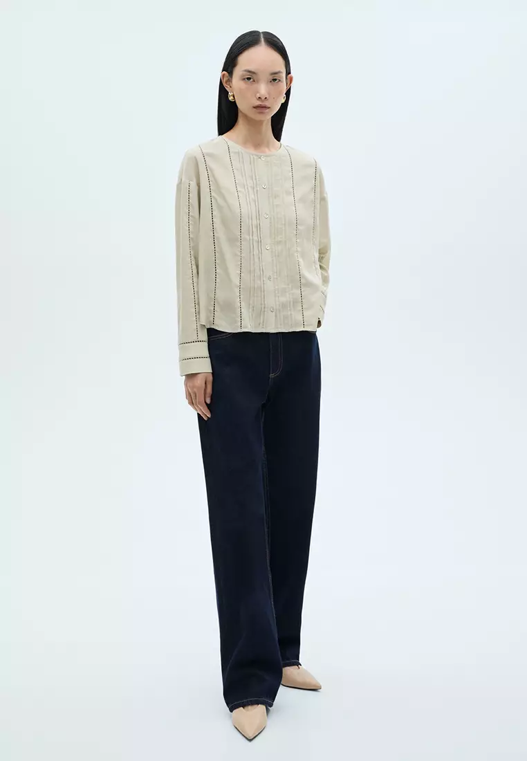 Buy Mango Blouse with Openwork Details Online | ZALORA Malaysia