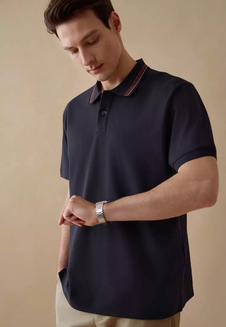 Buy G2000 G2000 Cool Touch Pure Cotton Pique Smart Fit Polo 2025 Online ...